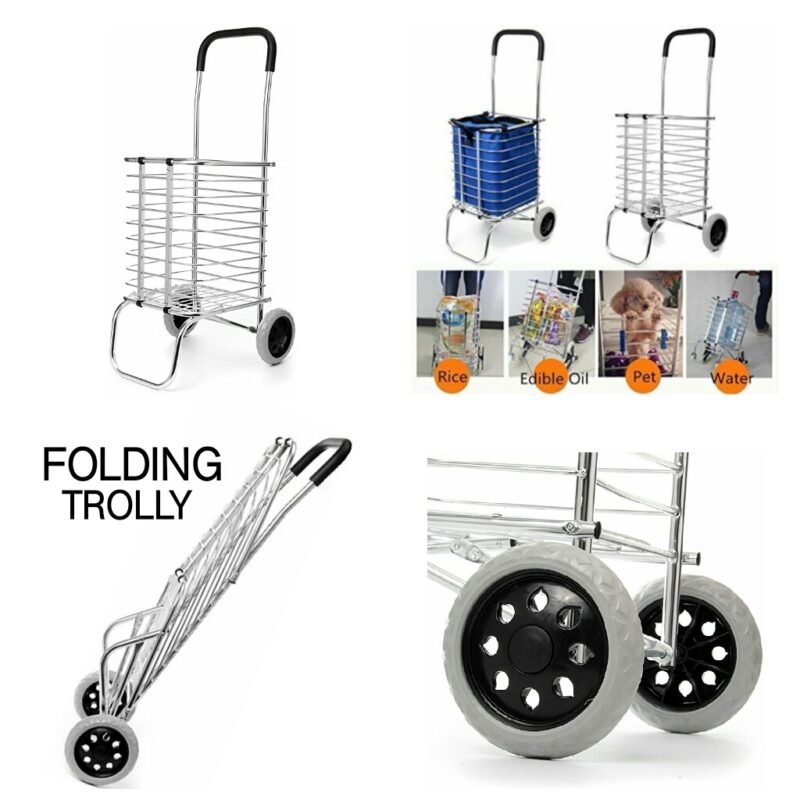 Folding Travel Trolley/shopping Trolley - Corporate Gifts India ...