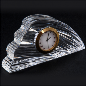 Rainbow Crystal Glass Desk Clock - Corporate Gifts India, Promotional ...