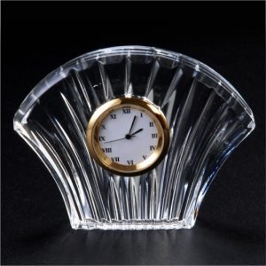 Sansu Crystal Glass Desk Clock - Corporate Gifts India, Promotional ...